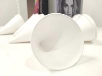 China Disposable Conical Paper Cup 3.7 Oz Hot Drinking Water Airport Pointed Bottom for sale