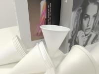 China Disposable Conical Paper Cup 3.7 Oz Hot Drinking Water Airport Pointed Bottom for sale
