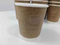 China Wholesale Disposable Double Wall Kraft Paper Cups 3oz-16oz for Hot and Cold Drinks for sale