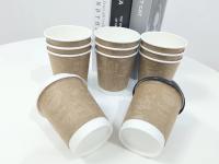 China Disposable Double-Layer 8 Oz Coffee Cup with Lid Initial Payment Custom Logo Full Payment for sale