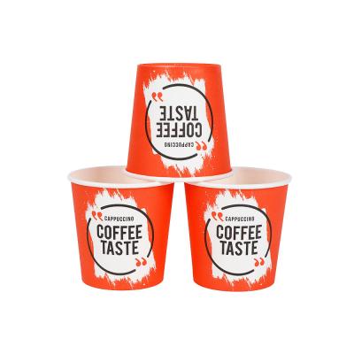 China Wholesale Customized 8oz 12oz 16oz Disposable Paper Coffee Cups with Lids Food Grade Eco Friendly for sale