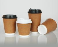 China 12oz Disposable Hot Coffee Paper Cup with PS Lid Customization and Customized Request for sale