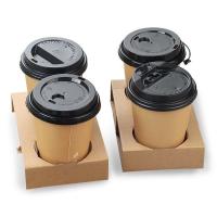 China 12oz Disposable Hot Coffee Paper Cup with PS Lid Customization and Customized Request for sale