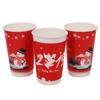 China Customized 6-24 Oz Disposable Paper Coffee Cup Food Grade Biodegradable Eco Friendly for sale