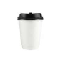 China 8oz 12oz 16oz Disposable Paper Cups for Hot and Cold Drinks with Lids and Stirrers for sale