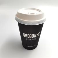 China 8 OZ 76mm Disposable PLA Coffee Paper Cups 50pcs per Sleeve Custom Logo for sale