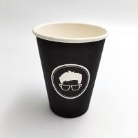 China 8 OZ 76mm Disposable PLA Coffee Paper Cups 50pcs per Sleeve Custom Logo for sale