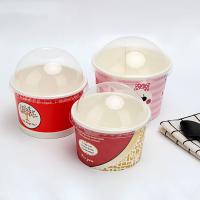 China Eco Friendly Disposable Paper Cup for Yogurt Ice Cream 13kg Gross Weight Food Grade for sale
