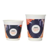 China Custom Logo Disposable Paper Cups 3oz to 16oz for Coffee Espresso Cappuccino Tea for sale