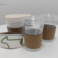 China Paper Hot Sleeve Cardboard Jacket Corrugated Protector Disposable Protector for Coffee OEM for sale