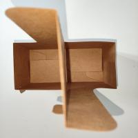 China Kraft Paper 2 Cup Drink Carrier for Delivery Eco Friendly Foldable Cup Holder 12-30oz for sale