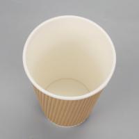 China Single Wall Takeaway Paper Cup 32oz 1000ml with Sleeves and Lids Custom Coffee Plastic Free for sale