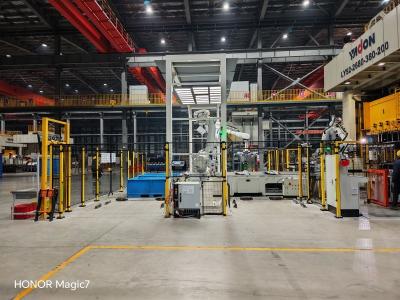 China ABB Robotic Stamping High Tonnage Tandem Press Line 1200T 2500T Smart Factory Solution for sale