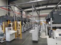 China Electronics 6 Axis Articulated Robotic Stamping Line Precision High Throughput for sale
