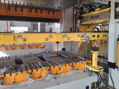 China Adjustable Fast Die Change Transfer Press Line Stamping Line 400mm X 500mm for sale