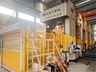 China 380V 50Hz Industrial Robotic Stamping Line Compact Supplier Top Choice 15 SPM for sale