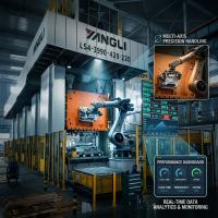 China Robotic Stamping Line High Volume Production Compact Design for sale