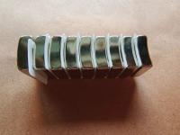 China N42 Arc Shaped NdFeB Neodymium Magnet For Making Motor Prototype for sale