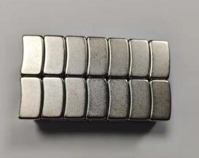 China Arc Curved N48 Neodymium Motor Magnets for BLDC Motor R52.4 x R41.3 x 25 mm for sale