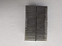 China N38SH Silver Coated Neodymium Magnets F27x11x1.5mm for Brushless DC Motors - 150°C Max Temperature for sale