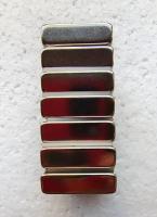 China N52 Sintered Neodymium Arc Magnet 25mm x 30mm x 9mm with NiCuNi Coating for Motors and Wind Turbines for sale