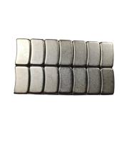 China NdFeB DC Motor Arc Magnets for Spur Gearboxes - N35 to N52 Grade with ±0.05mm Tolerance for sale