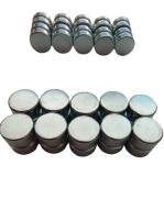 China N35 Grade NdFeB Neodymium Disc Magnet 18mm Diameter with Groove for Magnetic Stand for sale