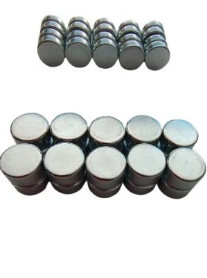 China N35 Grade NdFeB Neodymium Disc Magnet 18mm Diameter with Groove for Magnetic Stand for sale