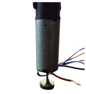 China Custom Size D16xd2.5xH4 Permanent Ferrite AC Synchronous Gearmotors Radially Magnetized Magnet for sale