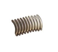China Sintered Neodymium Arc Magnets N35-N52 Grade with ±0.05mm Tolerance and 80-240°C Temperature Range for sale