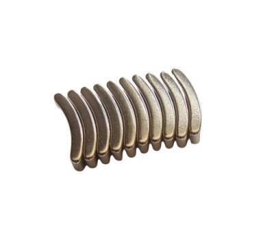 China Sintered Neodymium Arc Magnets N35-N52 Grade with ±0.05mm Tolerance and 80-240°C Temperature Range for sale