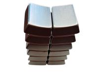 China N52 Sintered Neodymium Arc Magnet 25mm x 30mm x 9mm with NiCuNi Coating for Motors and Wind Turbines for sale