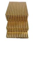 China N38 N50 Neodymium Magnets Rare Earth Permanent Magnet NdFeB Gold Coating Custom 80-240C for sale