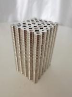 China N52 Grade Neodymium Disc Magnets 25mm x 2mm with High Magnetic Strength for Industrial Applications for sale