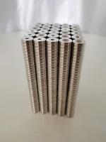 China N52 Grade Neodymium Disc Magnets 25mm x 2mm with High Magnetic Strength for Industrial Applications for sale
