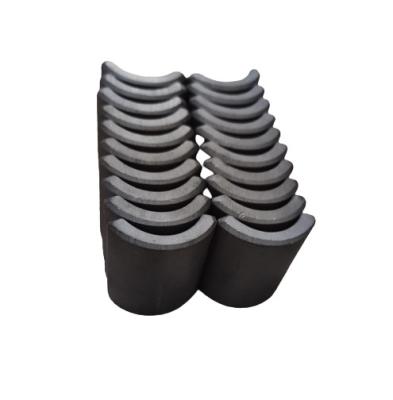 China Industrial Ferrite Arc Magnet for DC Motors & Pumps - Custom Sizes with ±2% Tolerance & 15 Years Manufacturing Experience for sale