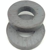 China Industrial Large Ring Shape Ferrite Speaker Magnet 53mm x 24mm x 11mm with Y25-Y35 Grades for sale