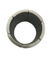 China Neodymium Arc Segment Magnets for Rotors - N35 to N52 Grade with ±0.05mm Tolerance and 80-240°C Temperature Range for sale