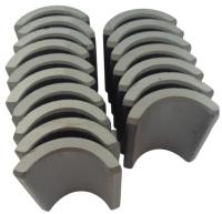 China Arc Segments Permanent Ferrite Magnets 52.12×50.18×7.27mm for Industrial Motors with High Coercive Force and Corrosion Resistance for sale