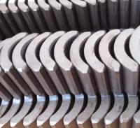 China U-Shaped Ceramic Ferrite Motor Magnets R35 x 137 x 7.5 mm - Custom Sizes Available with Y25-Y35 Grade Options for sale