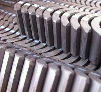 China U-Shaped Ceramic Ferrite Motor Magnets R35 x 137 x 7.5 mm - Custom Sizes Available with Y25-Y35 Grade Options for sale