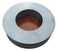 China Permanent Circular Ferrite Ring Magnet D220×D100×25mm Y35 Grade for Motors and Speakers for sale
