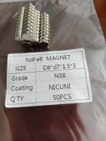 China Custom N38 Grade Neodymium Magnets Round Ring Disc Rectangle Shape for Furniture Use for sale