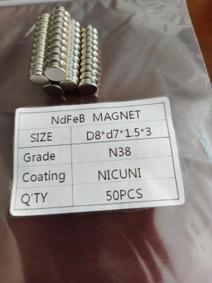 China Custom N38 Grade Neodymium Magnets Round Ring Disc Rectangle Shape for Furniture Use for sale