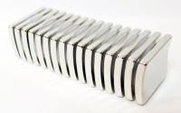 China N45H Neodymium Arc Magnet for Wind Turbine Generators - 150°C Max Temperature, ±0.05mm Tolerance for sale