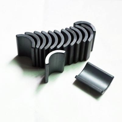 China Permanent Sintered Hard Ferrite Arc Magnet for Motorcycle Starter Motors - Y25/Y30/Y33/Y35 Grade with ±2% Tolerance for sale