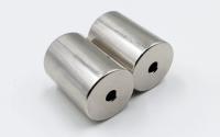 China Custom Neodymium Cylinder Magnets N35-N52 Grade with ±0.05mm Tolerance for Motor and Generator Applications for sale