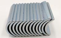 China Arc Shaped Neodymium Motor Magnets N45SH Grade 150C Working Temperature Zinc Coating for sale