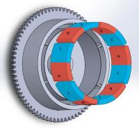 China Custom Arc Ferrite Magnet R55.55 x r48.5 x W50 x L29 with ±2% Tolerance and High Coercive Force for sale