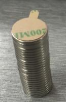 China N35 Grade Neodymium Disc Magnet with 3M Adhesive - 10mm Diameter × 1mm Thickness for Photo Frames and Albums for sale